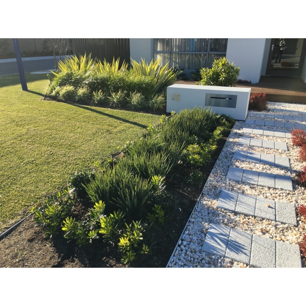 Aluminium Edging Strip 100H x 5 x 2900mm Length Weathered Look - Nuway