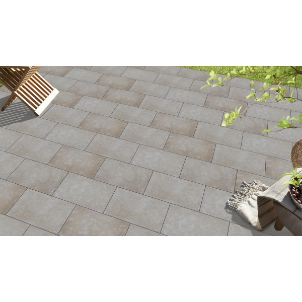 Limestone Paver Tumbled & Acid Washed Sinai 600x400x30mm - Nuway